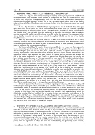 Lived experience of pedagogical boomerang in mathematics teaching-learning | PDF