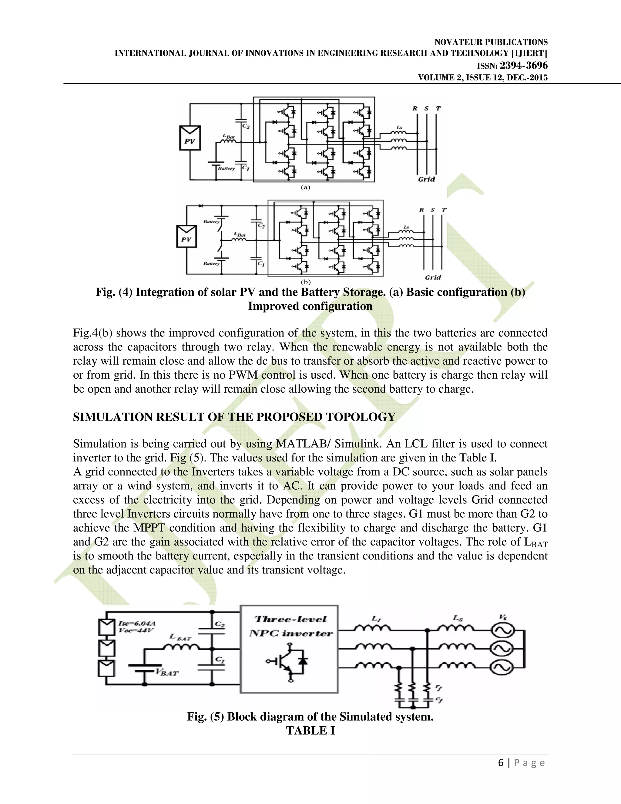 A Review On Evaluation Of Pv Models Based On An Integration Using A New Configuration Of A Three