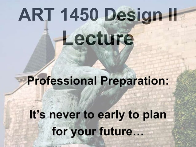 Professional Preparation for First Year Students | PPTX