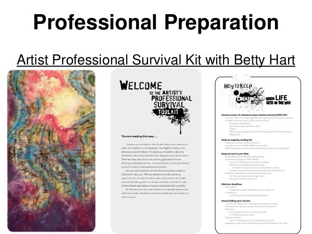 Professional Preparation for First Year Students