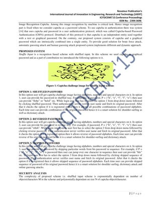 SHUFFLED INPUT GRAPHICAL PASSWORD AUTHENTICATION SCHEMES BUILT ON ...