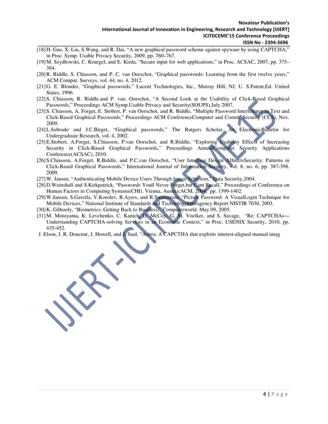 Shuffled Input Graphical Password Authentication Schemes Built On Captcha Technology Pdf