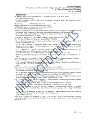 FRONT END AND BACK END DATABASE SECURITY IN THREE TIER WEB APPLICATION ...