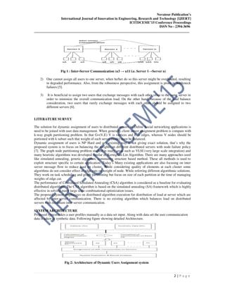 DYNAMIC ASSIGNMENT OF USERS AND MANAGEMENT OF USER’S DATA IN SOCIAL NETWORK | PDF