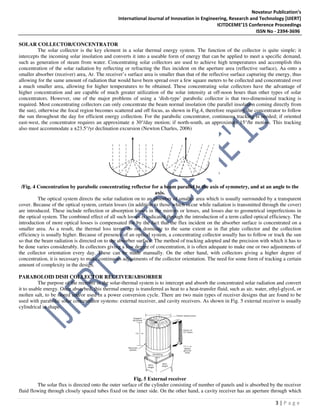 STUDY OF SOLAR THERMAL CAVITY RECEIVER FOR PARABOLIC CONCENTRATING ...
