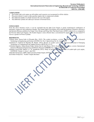 SCUDERI SPLIT CYCLE ENGINE: REVOLUTIONARY TECHNOLOGY & EVOLUTIONARY ...