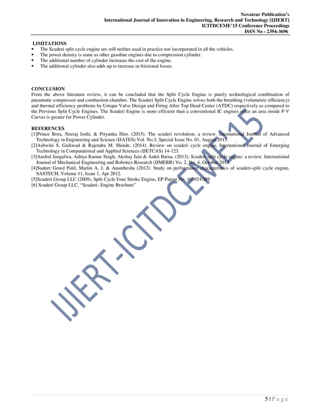SCUDERI SPLIT CYCLE ENGINE: REVOLUTIONARY TECHNOLOGY & EVOLUTIONARY ...