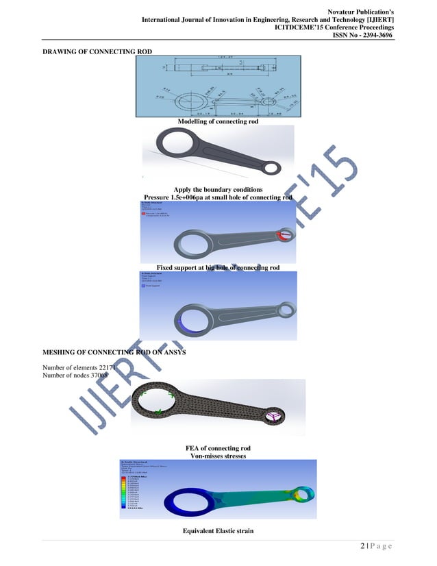 Finite Element Analysis Of Connecting Rod Of Mg Alloy Pdf