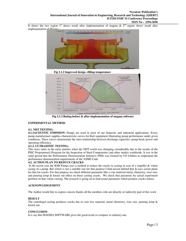 CRACKS IN STEEL CASTING FOR VOLUTE CASING OF A PUMP | PDF