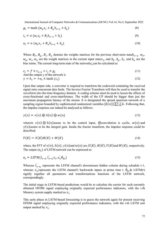 Particle Swarm Optimization–Long Short-Term Memory based Channel Estimation with Hybrid Beam ...