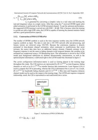 Particle Swarm Optimization–Long Short-Term Memory based Channel ...
