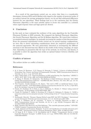 Controller Placement Problem Resiliency Evaluation in SDN-based Architectures | PDF