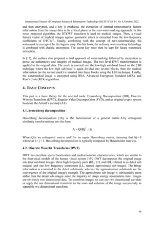 Robust Watermarking Method for Secure Transmission of Medical Images in EHR Systems | PDF