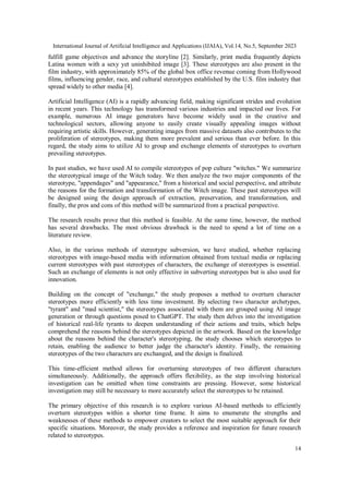 Subverting Characters Stereotypes: Exploring the Role of AI in ...