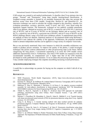 AN INVESTIGATION INTO DETECTING PNEUMONIA THROUGH IMAGE PROCESSING AND ...