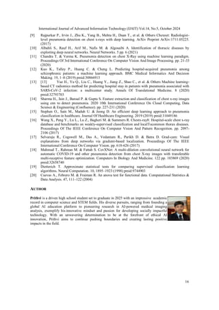 AN INVESTIGATION INTO DETECTING PNEUMONIA THROUGH IMAGE PROCESSING AND ...