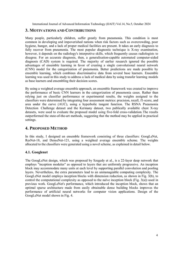 An Investigation Into Detecting Pneumonia Through Image Processing And Object Detection Pdf