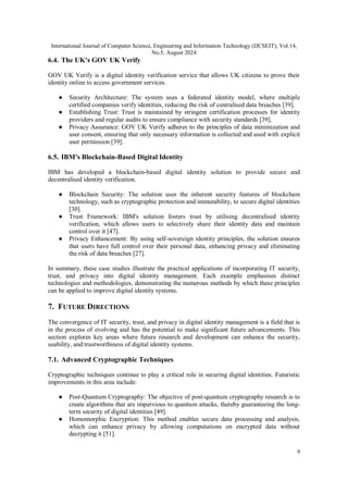 Securing Digital Identities: The Synergy of Information Technology Security, Trust, and Privacy ...