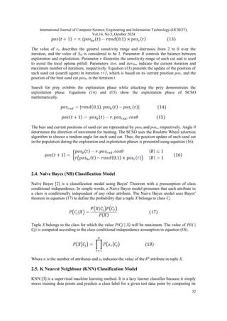 Modified Sand Cat Swarm Optimization (MSCSO) Based Feature Selection for Classification of ...