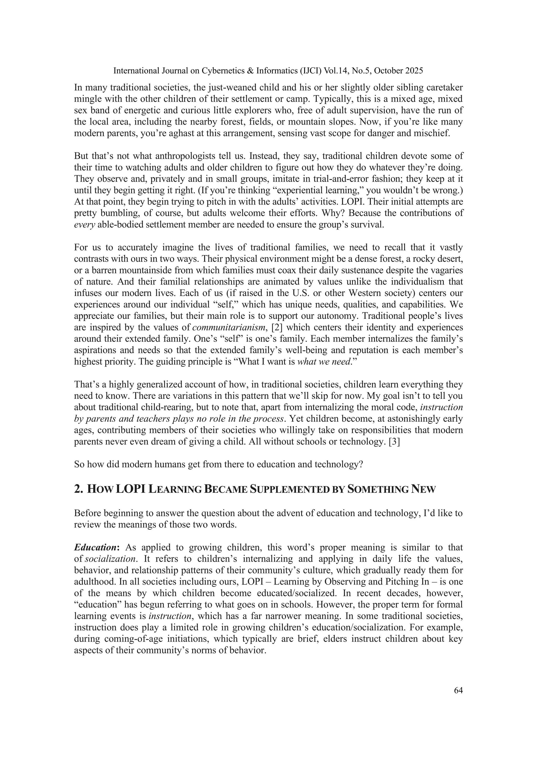 Learning, Education, and Technology in DEEP Historical Perspective | PDF