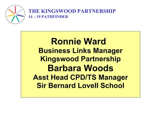 Ms Barbara Woods and Ms Ronnie Ward, from Sir Bernard Lovell School | PPT