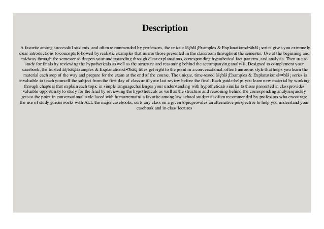 ⚡[PDF] Professional Responsibility (Examples & Explanations)