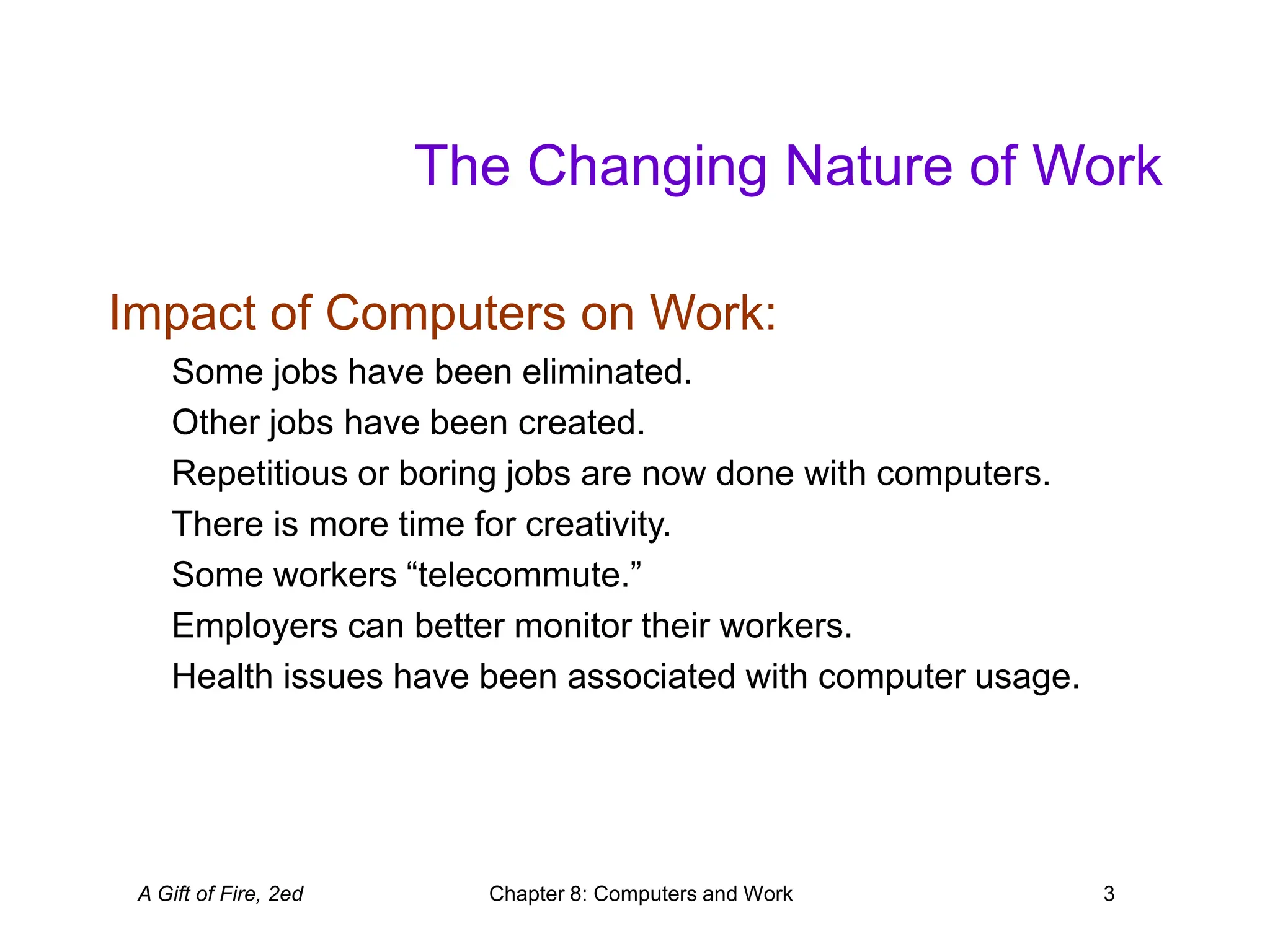 Impact of Computers in the Workplace.ppt