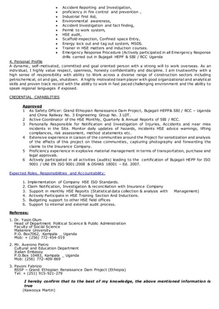 Cv - Martin 2016 | DOCX | Business | Business and Finance
