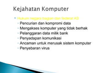 Etika dan Keamanan dalam Sistem Informasi | PPT