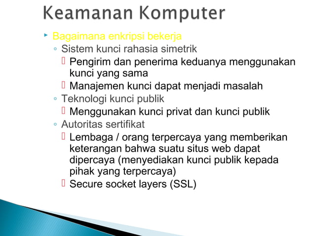 Etika dan Keamanan dalam Sistem Informasi | PPT