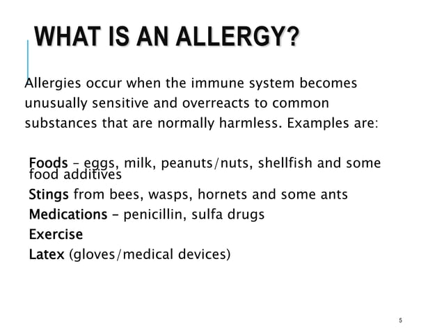 Allergies & Anaphylaxis.ppt | First Aid | Injuries