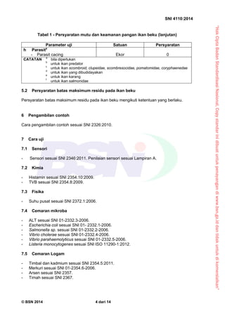1457 sni 4110 2014.ikan beku | PDF