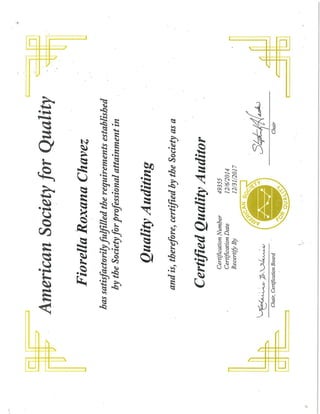 CQA Certificate | PDF