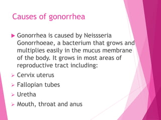 gonorrhea | PPTX