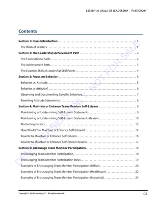 Leadership Essentials Series: Essential Skills of Leadership (Demo ...