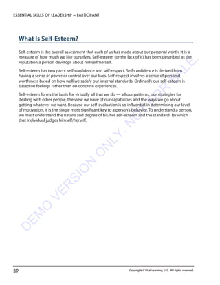 Leadership Essentials Series: Essential Skills of Leadership (Demo ...