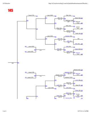 145 bracket | PDF | Sports Video Games | Video Game Genres