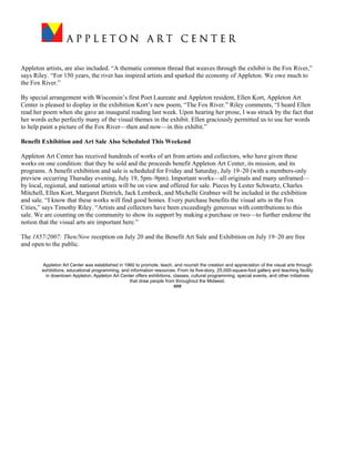 Appleton Art Center | PDF