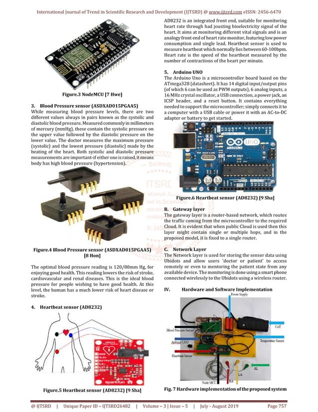 Internet of Things IoT Based Healthcare Monitoring System using NodeMCU and Arduino UNO | PDF