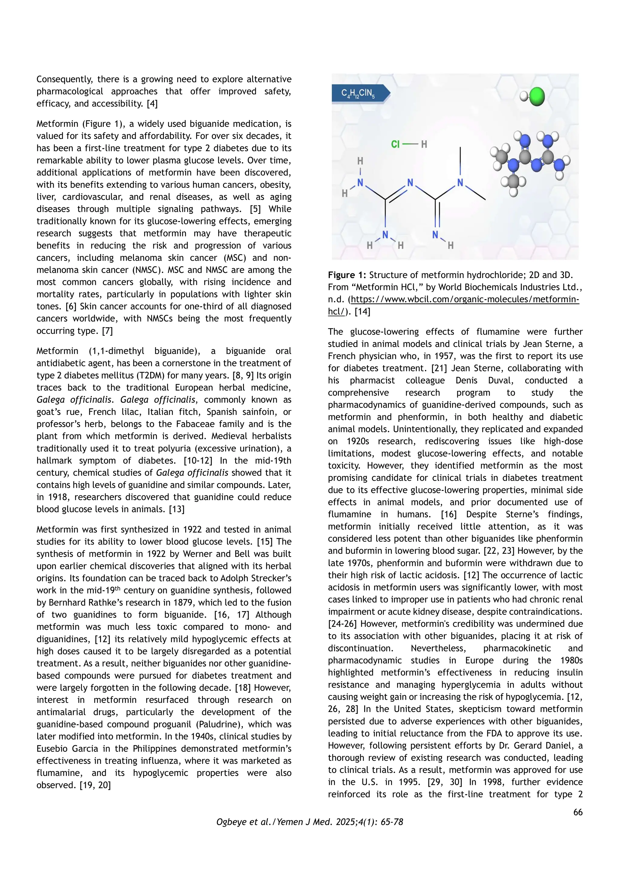 Metformin – A New Frontier in Skin Cancer Pharmacotherapy | PDF