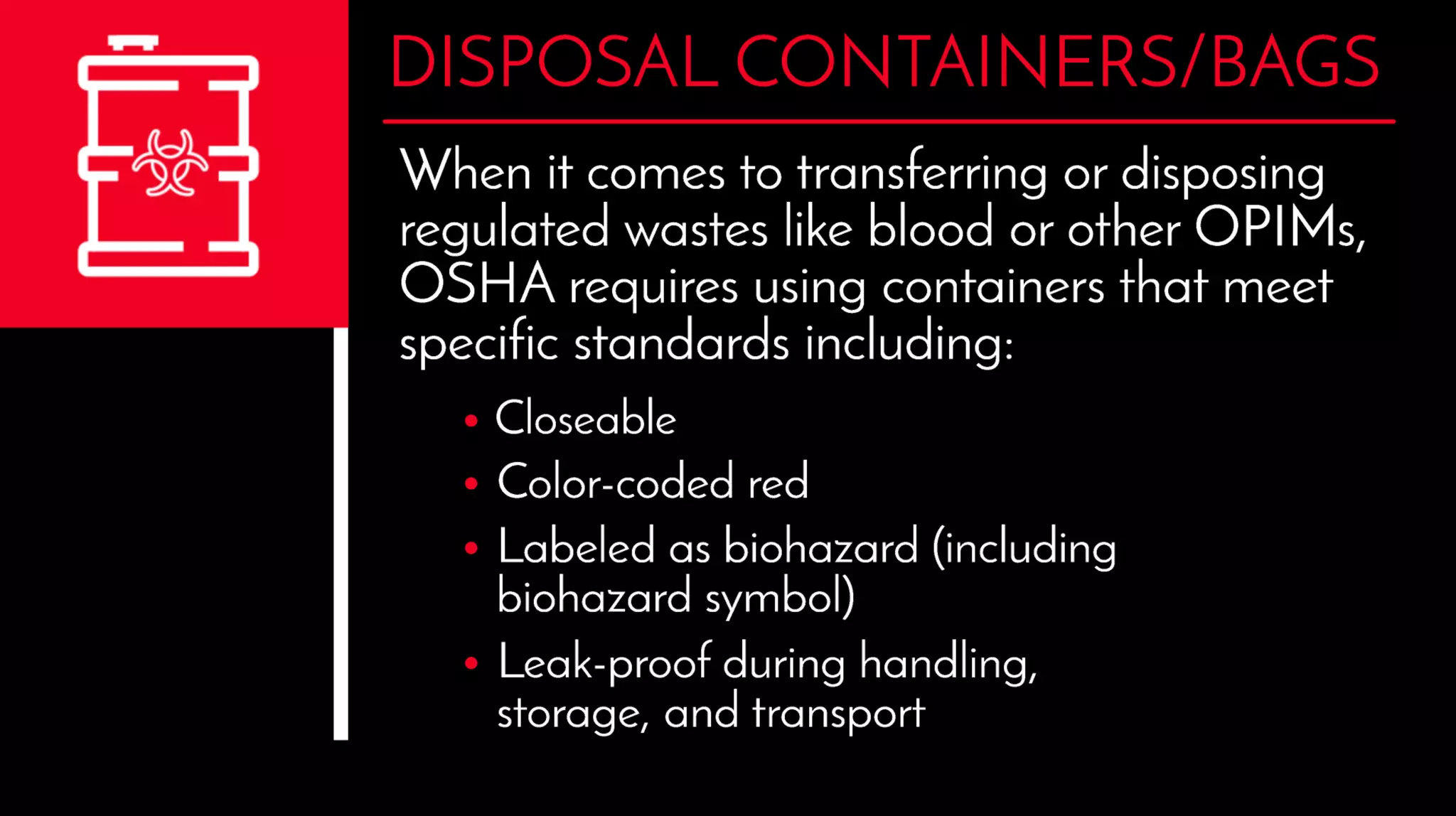What Are the OSHA Bloodborne Pathogens Standard Training Requirements ...