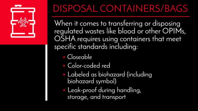 What Are the OSHA Bloodborne Pathogens Standard Training Requirements ...
