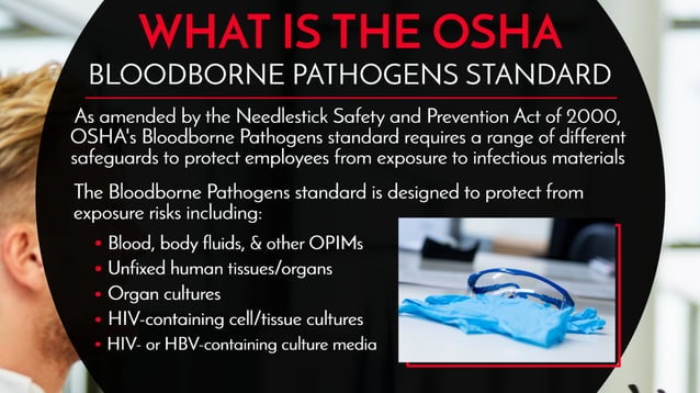 What Are the OSHA Bloodborne Pathogens Standard Training Requirements ...