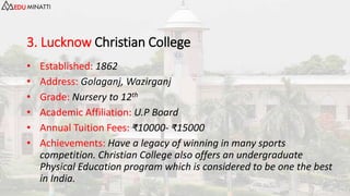 Sports Schools in Lucknow. | PDF