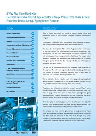 1460 1450 plug valve with pneu & elect actuator | PDF