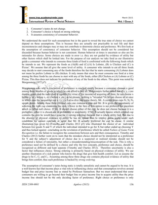 Revealed Preference Theory, Answering the economics question | PDF
