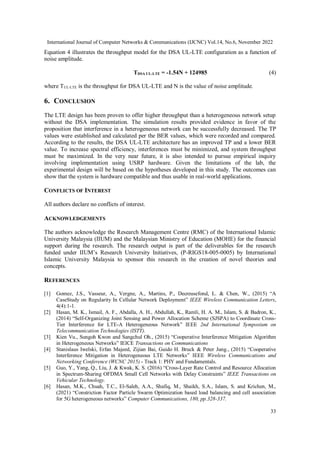 IMPROVEMENTS FOR UPLINK LONG TERM EVOLUTION (UL-LTE) IN HETEROGENEOUS NETWORK USING DYNAMIC ...