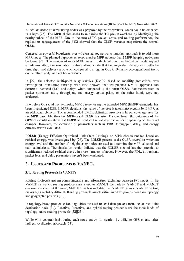 WS-OLSR: Multipoint Relay Selection in VANET Networks using a Wingsuit Flying Search Algorithm | PDF