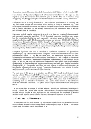 Efficient Scrambling-Substitution Image Security Scheme using Chaotic Arnold-Logistic Maps in ...