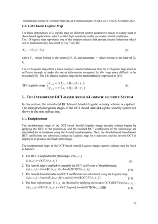 Efficient Scrambling-Substitution Image Security Scheme using Chaotic Arnold-Logistic Maps in ...
